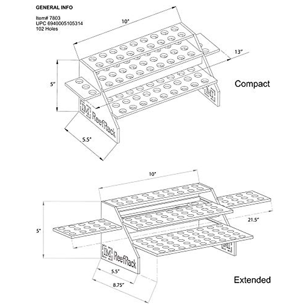 Innovative Marine Reef Rack - Coral Frag Rack (102)