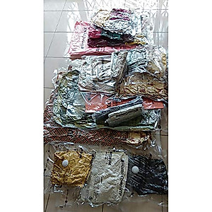 Home-Complete Vacuum Storage Bags- 15 Multi Size Space Saving Air Tight Compression Organizers for Closet Clutter, Clothes, Linens- Pump Included