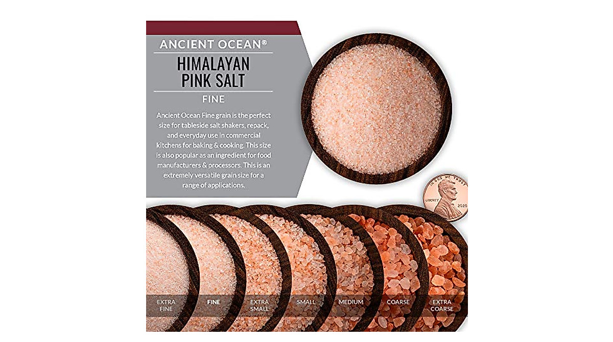 Ancient Ocean Himalayan Pink Salt - Fine Grain 5lbs