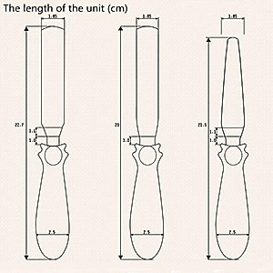 Offset Angled Cake Icing Spatula Knives - Set of 3 Stainless Steel Decorating and Baking Supplies - 6", 8" & 10" (3)