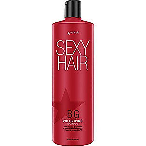 SexyHair Big Volumizing Shampoo, 33.8 Oz | Provides Moisture and Hydration | SLS & SLES Sulfate Free | All Hair Types