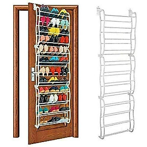 COLIBROX Trade Shop Over-The-Door Shoe Rack 36 Pairs forWall Hanging Closet Organizer Storage Stand