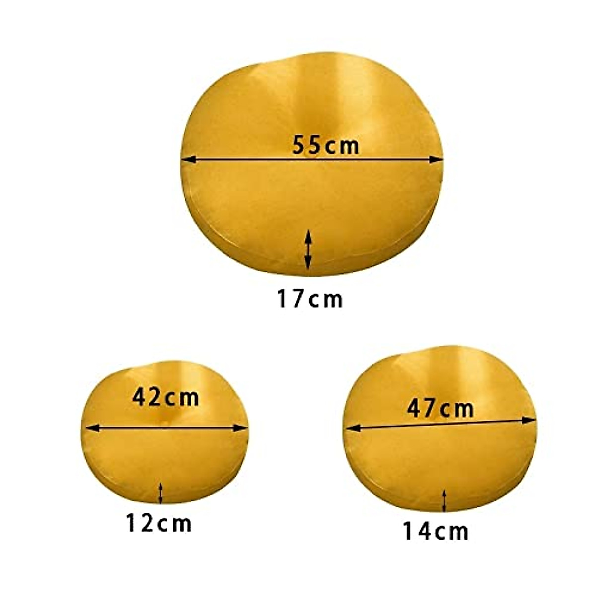 DINGZZ Futons Cushion Pearl Cotton Cushions for Hotel Tatami Linen Seat Yoga Pillow Living Room ( Color : D , Size : Small )