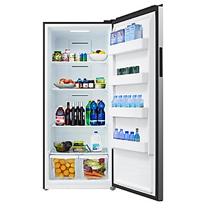Upright Freezer 21 cu.ft, Freezer Upright, Stainless Steel Standing Freezer Upright for Garage, Kitchen, Home Use(Right Hinge)