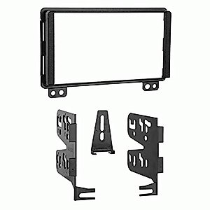 Carxtc Double Din Install Car Stereo Dash Kit for a Aftermarket Radio Fits 2001-2004 Ford Mustang Trim Bezel is Black