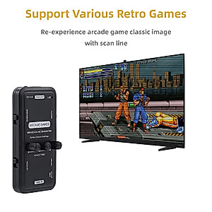 Gam3Gear HDMI Scanline Generator Portable Audio Video Output HDMI Image Scan Line Generator Function Board for All Retro Games/Gamers/Mame/Arcade Game/Emulator
