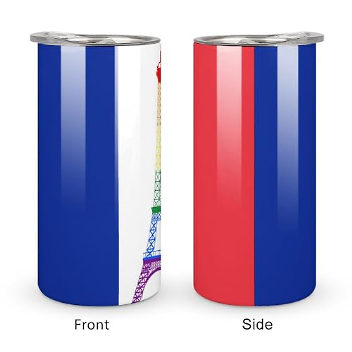 France Gay Flag Funny Coffee Mug Stainless Steel Travel Insulated Tumbler Double Wall Water Cup 10 Oz