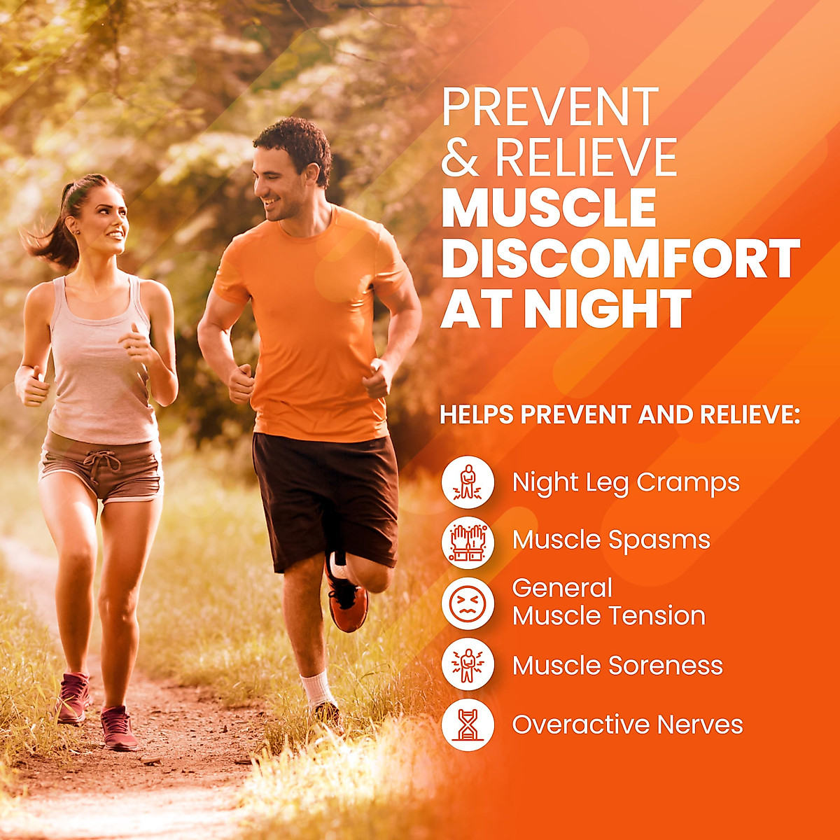 SaltWrap Mag R&R - Nighttime Muscle Cramps Support, Natural Sleep Support for Adults with Magnesium Glycinate for Muscle Spasm and Leg Cramps Relief, 90 Capsules