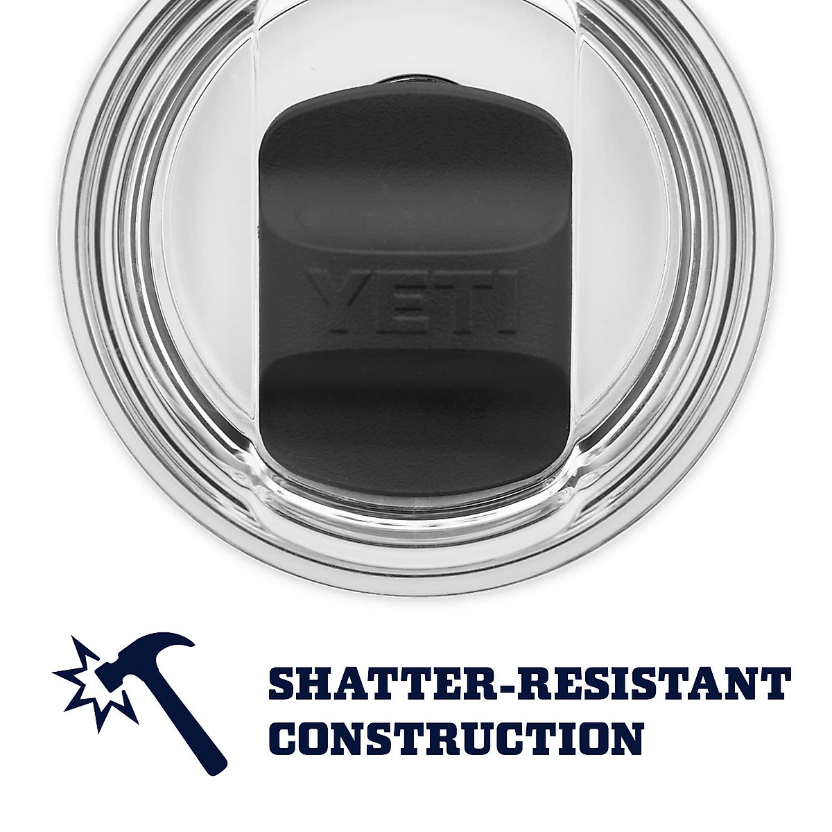 YETI Rambler 10 oz Wine Tumbler, Vacuum Insulated, Stainless Steel with MagSlider Lid, Rescue Red