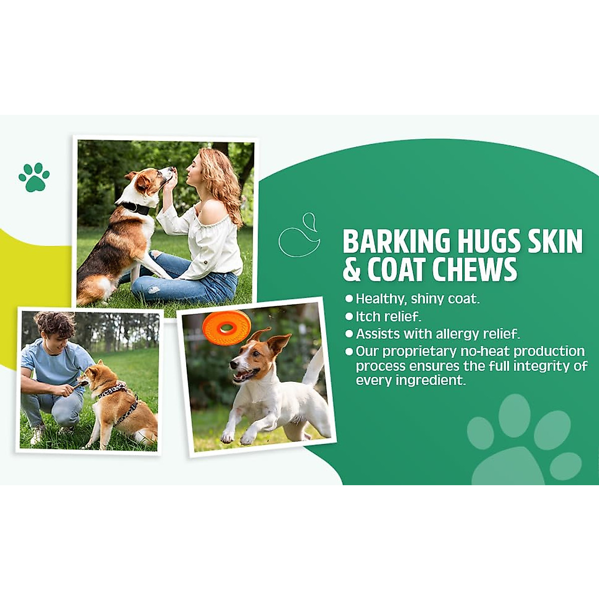 Barking Hugs Digestive Chews and Skin & Coat Chews