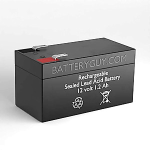 BatteryGuy 3903 Bed Scale Replacement 12V 1.2Ah SLA Batteries Brand Equivalent (Rechargeable) - Qty of 2