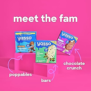 Yasso Frozen Greek Yogurt Bars Sea Salt Caramel Chocolate Crunch Bars 4 Count for a ridiculously creamy frozen snack made with the goodness of greek yogurt 2.65fl oz