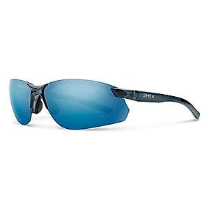 SMITH Parallel Max 2 Sport & Performance Sunglasses - Crystal Mediterranean | Polarized Blue Mirror