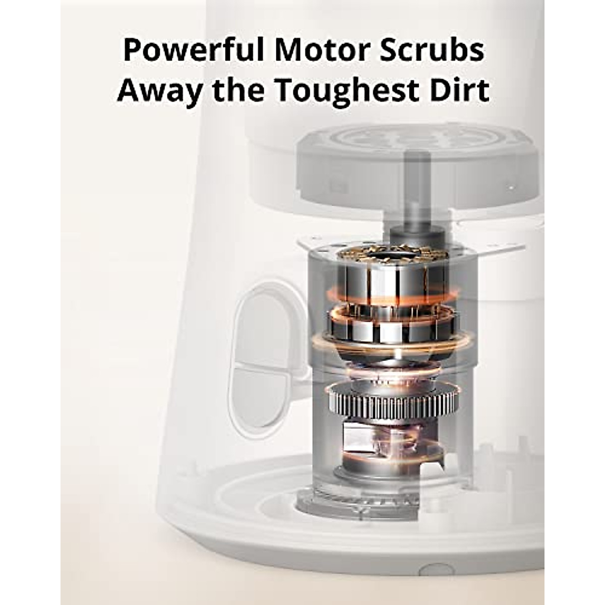 eufy Pet Automatic Dog Paw Cleaner, Portable Electronic Paw Washer, Soft & Strong Bristles in Multi-Layered Structure, Muddy Paw Cleaner for Large & Medium Dogs, Waterproof Design, Long-Lasting Charge