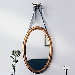 BECUTYSet of 2 Cast Iron Wall Hook-Unique Whale Tail Shape (Antique Brass Finish)