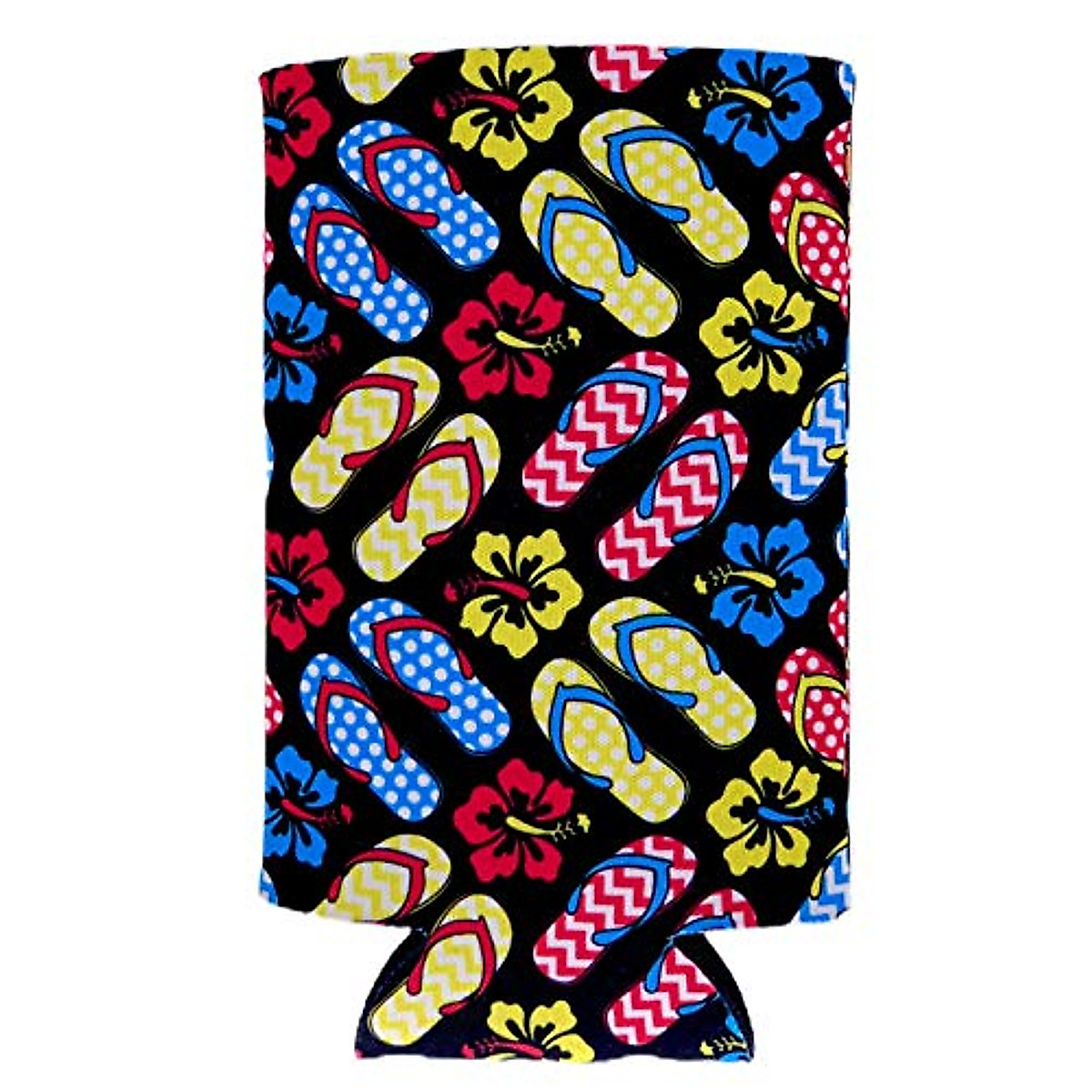 Flip Flop Pattern 16 oz. Can Coolie