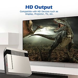 Kinhank 65,000+ Retro Games Console, Super Console X Cube Classic Game Consoles,50+ Emulators for 4K TV HD/AV Output,4 USB Port, Dual Wireless Controllers,Support WiFi/LAN,Gift for Friends(Cube 256G)