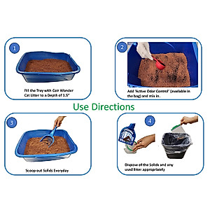 Coir Wonder Coconut Cat Litter – Natural, Non-Clumping Kitty Litter - Ultra Lightweight Bag Lasts Same As 40 Lb Clay – with Activated Charcoal Odor Control – Bedding for Chicken Coop and Small Pets