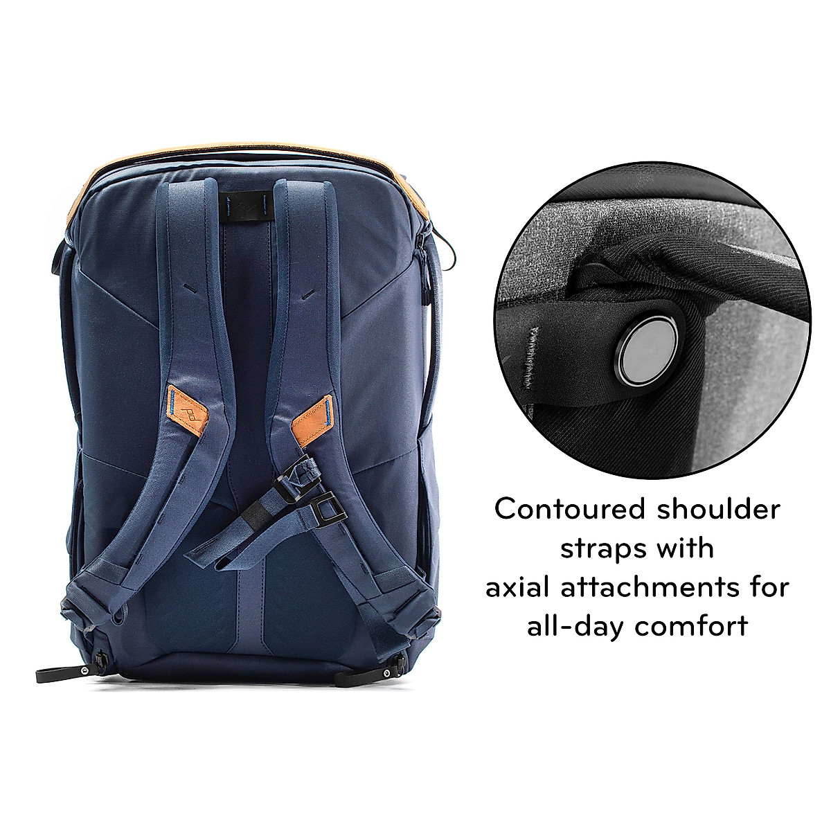 Peak Design Everyday Backpack V2 30L Midnight, Camera Bag, Laptop Backpack with Tablet Sleeves (BEDB-30-MN-2)