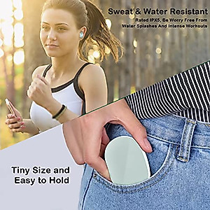 Wireless Earbuds Bluetooth 5.3 Headphones with Wireless Charging Case Touch Control Wireless Noise Cancelling Earbuds IPX5 Waterproof Stereo Headphones, Wireless Earbuds for iPhone/Android/iOS (Green)