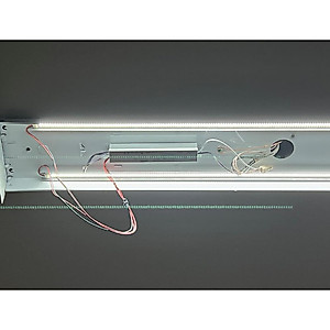 WareLight LED Magnetic Strip Retrofit Kit for Linear Ceiling Fixtures - 25 Watt, 4000K Lighting, 2 Foot, 2 Strips