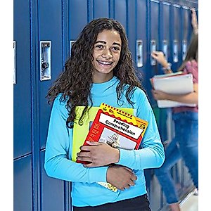 Carson Dellosa The 100+ Series: Reading Comprehension Workbook?Grades 7-8 Language Arts Learning, Fiction, Nonfiction, Poetry Passages With Closed- and Open-Ended Questions (128 pgs)