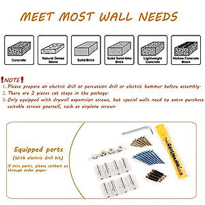 Megidok Solid Wood Cat Shelves Steps 2 Pack, Widen Cat Climbing Steps Wall Mounted Cat Furniture, Cat Perches for Wall, Cat Walkways Indoor, 8x7.5x6 inches