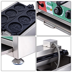 Bubble Waffle Maker | 3000W Waffle Coin Iron Bite Maker,Commercial Electric Waffle Maker, Pancake Maker, Muffins Baking Machine for Restaurant