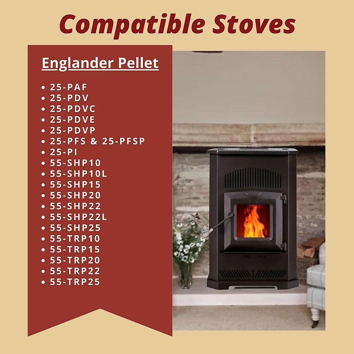 Englander Pellet Stove Replacement Vacuum Pressure Switch for 25-PAF 25-PDV 25-PDVC 25-PDVE 55-SHP22E 25-PDVP 25-PFS 25-PI - PU-VS / 44288