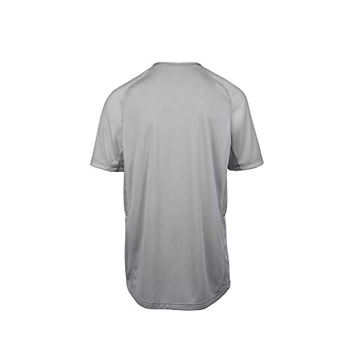 Mizuno Aerolite Crew Baseball Jersey, Grey, Medium