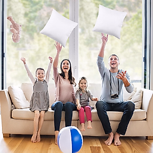 Utopia Bedding Throw Pillows Insert (Pack of 2, White) - 18 x 18 Inches Bed and Couch Pillows - Indoor Decorative Pillows