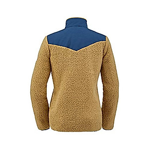 Spyder Active Sports Womens Vista Snap Pullover, Camel, Medium