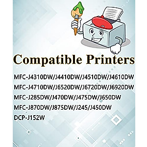 MM MUCH & MORE Compatible Color Ink Cartridge Replacement for Brother LC-103XL LC103XL LC103C LC103M LC103Y to Use for DCP-J152W MFC-J245 MFC-J285DW (Cyan, Magenta, Yellow)