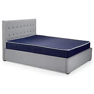 Treaton, 9-Inch Medium Tight Top Nylon Vinyl Hybrid Mattress, Queen, Blue.