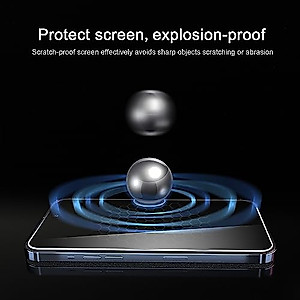 Ailun 3Pack Privacy Screen Protector for iPhone 15 Pro Max [6.7 inch]+3Pack Camera Lens Protector,Sensor Protection,Dynamic Island Compatible,Anti Spy Tempered Glass[9H Hardness]-HD[Black][6 Pack]