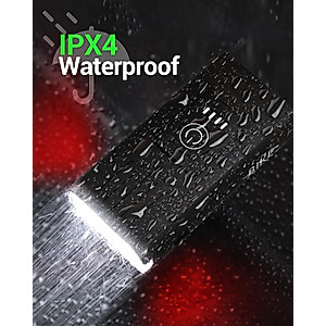 Victoper Bike Light, High Lumens Super Bright Bicycle Light, 6+4 Modes USB Rechargeable Bike Headlight & Tail Light Set, Waterproof Safety Bike Front & Rear Light for Road, Mountain, Night Riding