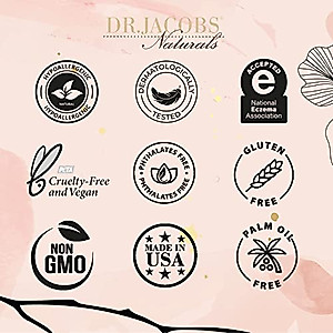 Dr Jacobs Naturals 32 Oz. 2 Pack Pure Castile Liquid Soap - No Palm Oil, GMO Free - Multi-Purpose for Face, Hair, Laundry and Dishes - Hypoallergenic and Dermatologist Approved (Rose & Charcoal)