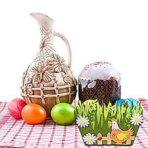HEPVET Easter Egg Baskets,Non-Woven Fabric Square Small Empty Baskets, Square Easter Baskets Easter Woven Basket Easter Eggs Hunt Basket for Party Gifts Candy Gifts Storage