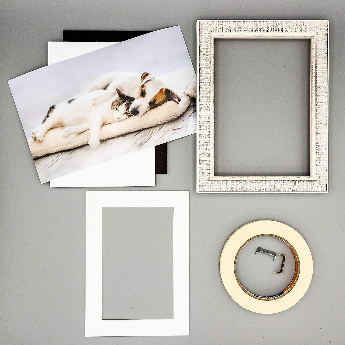 16x20 Bevel Mat Cut for 12x16 Photos - Acid Free Oyster Shell White Precut Matboard - for Pictures, Photos, Framing - 4-ply Thickness