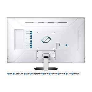 SAMSUNG 43" Odyssey Neo G7 Series 4K UHD Smart Gaming Monitor, 144Hz, 1ms, VESA Display HDR600, Quantum Matrix Technology, AMD FreeSync Premium Pro, LS43CG702NNXZA, 2023, Black