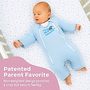 Baby Merlin's Magic Sleepsuit - 100% Cotton Baby Transition Swaddle - Baby Sleep Suit - Cream - 3-6 Months