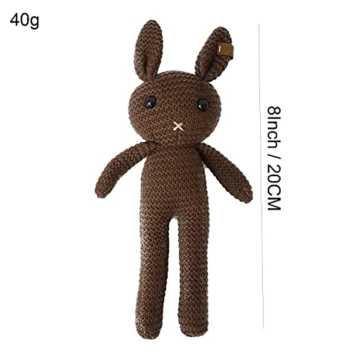 YORTOOB Easter Knitted Bunny Plush Rabbit Toy Doll Kitting Filling Toy Cartoon Toy Gift for Kids Christmas, Birthday,Interior Decoration Pendants, Great Gifts