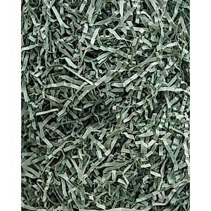 MagicWater Supply - 1/2 LB - Sage - Soft & Thin Crinkle Cut Paper Shred Filler great for Gift Wrapping, Basket Filling, Birthdays, Weddings, Anniversaries, Valentines Day, and other occasions