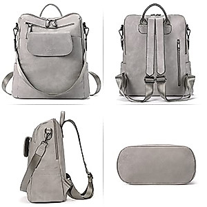 CLUCI Womens Backpack Purse Large Leather Travel Convertible Fashion Designer Ladies Purse