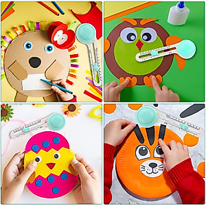 Andibro Circle Cutter for Crafts, Adjustable Circle Paper Cutter, Paper Trimmer with 3 Replaceable Blades Rotary Circle Maker Circular Cutting Scrapbooking Tool for Art DIY Crafts 3.9-12.6in (Green)