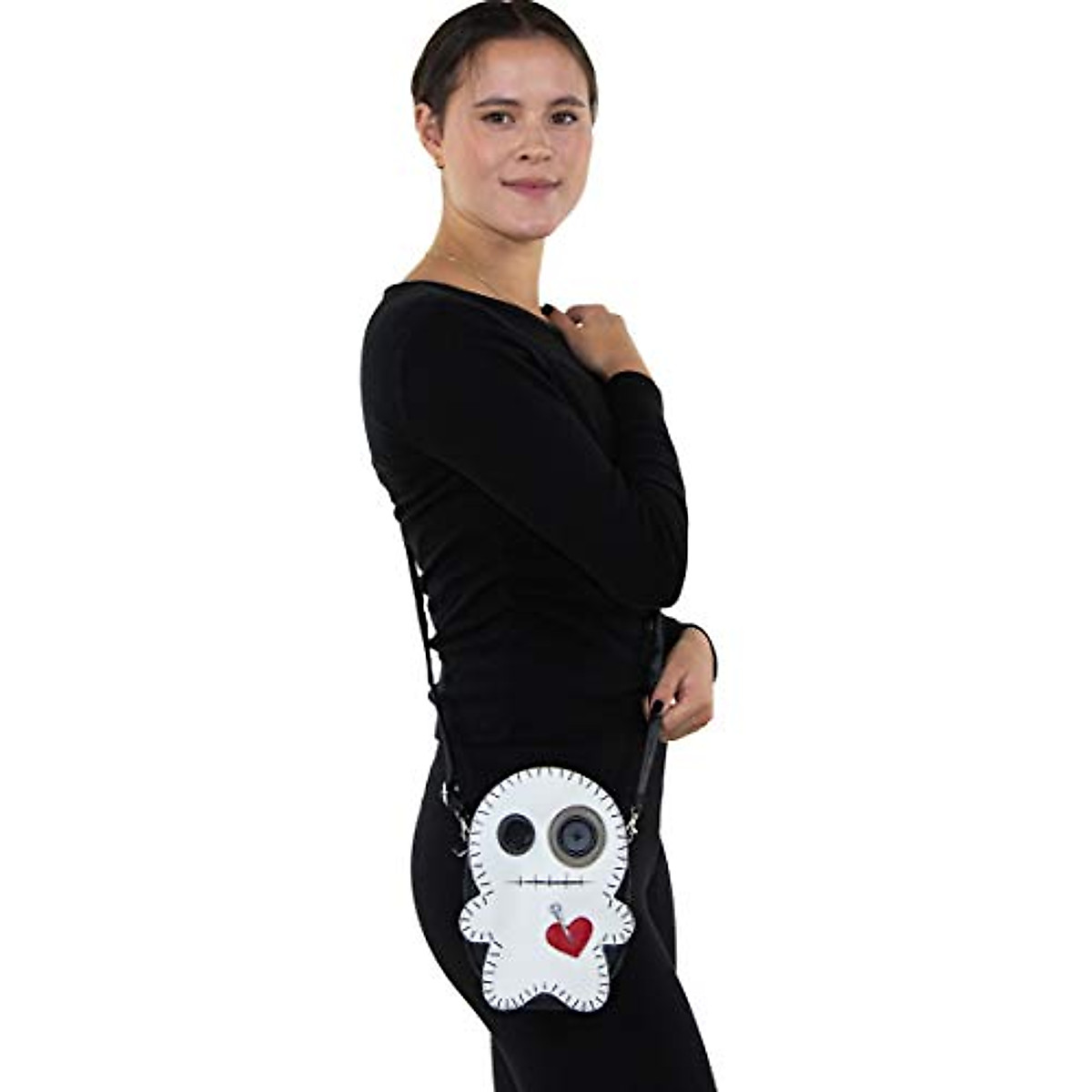 WonderMolly Stitched Voodoo Doll Shoulder Crossbody Bag