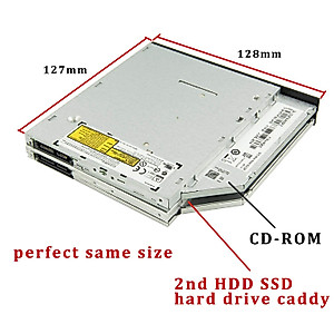 Generic 2nd Hard Drive HDD Ssd Caddy for Lenovo Thinkpad Edge E520 E525 E535 E545 14 E40