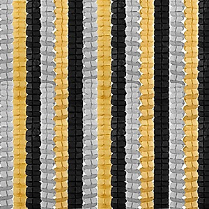 Black-Gold Silver Party-Decorations Streamers Garland - 157Ft Graduation 2023 Four-Leaf Clover Hanging Banner,Retirement Men Boys Birthday Wedding Baby Bridal Shower New Years Supplies Decor Hugtmr