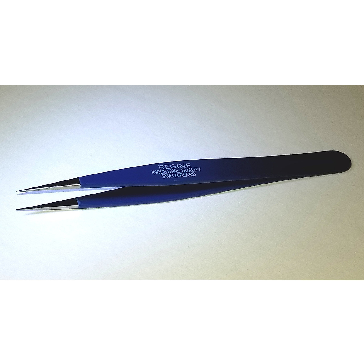 Regine 0C9-S-Epoxy Industrial - Fine Points, Straight tip -Tweezer - Swiss Made - High Precision Tweezers for General Purposes