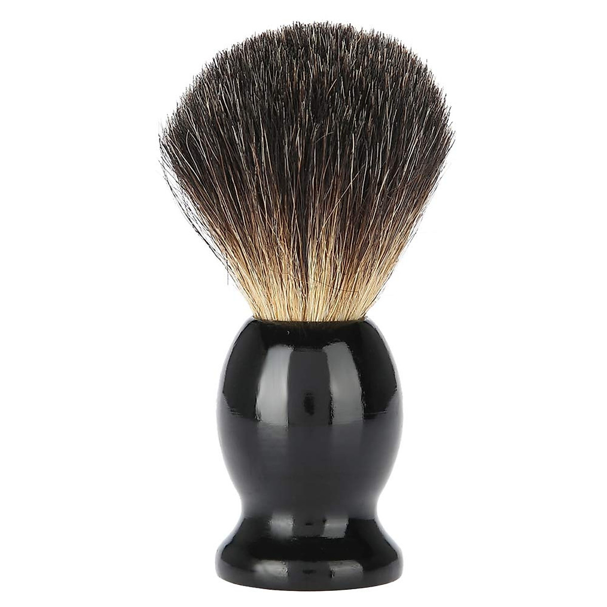 Men's Shaving Brush, Pure Badger Shaving Brush,Black Handle,Men's Professional Hair Salon Tool,Give You Easier Shaving